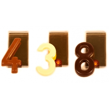When numbers are written in belgian chocolate!