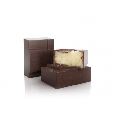 Mint Marzipan Ganache praline, belgian chocolate